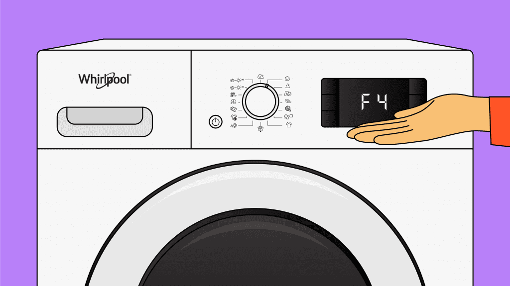 Comment résoudre le code panne F4 (F04) de mon sèche-linge Whirlpool ...
