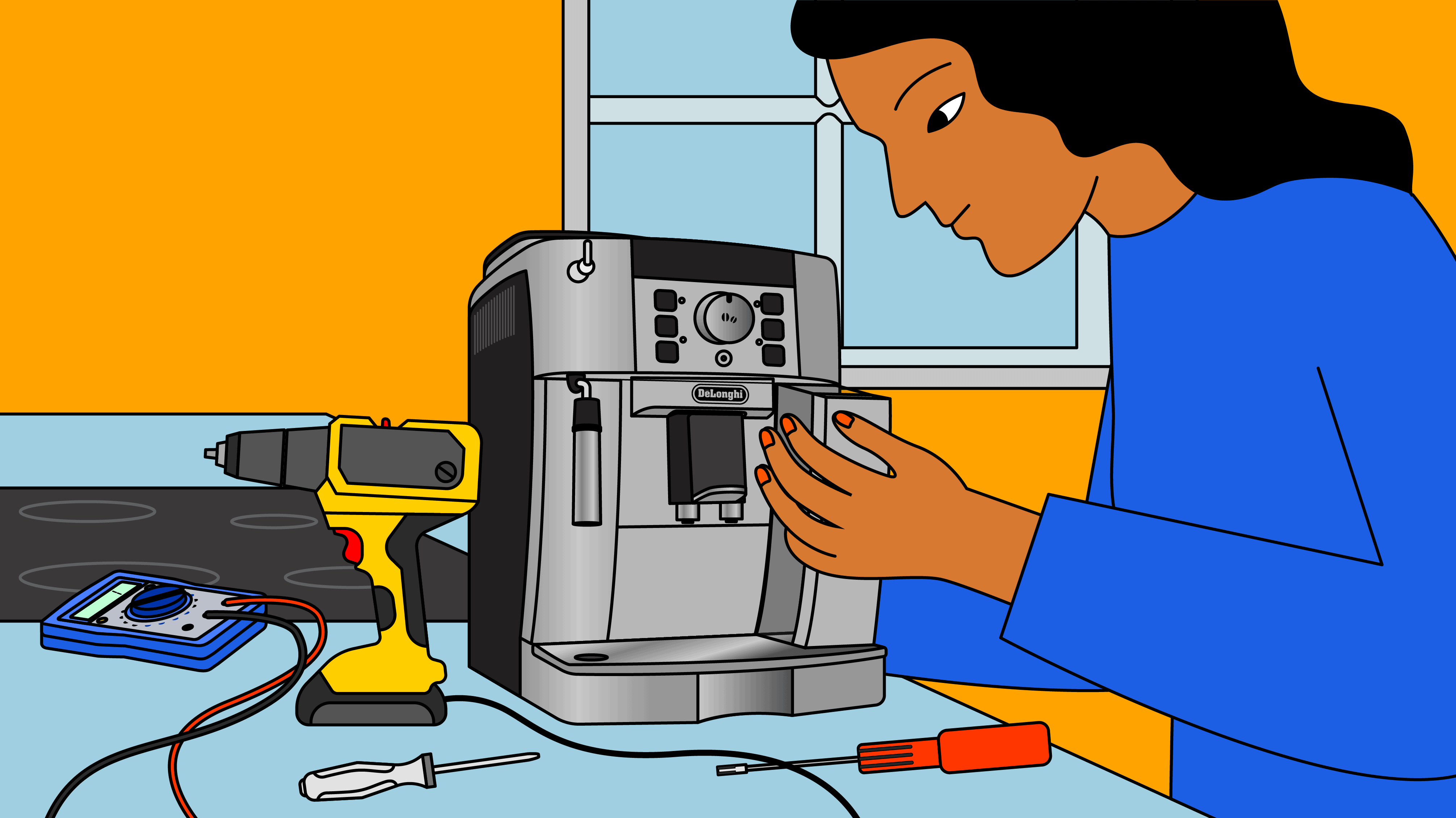 Comment démonter et remonter une cafetière De Longhi suite à une panne ...