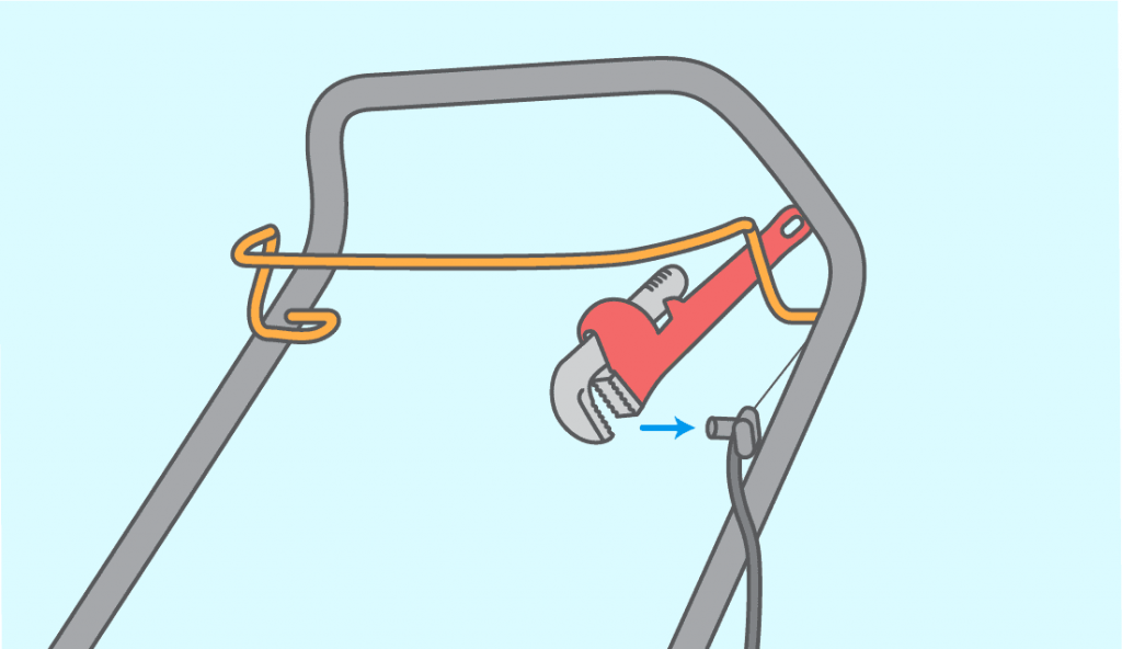 Comment changer le câble de traction d'une tondeuse à gazon